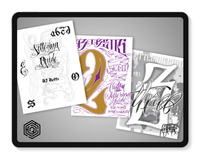 Lettering Guides 1-3