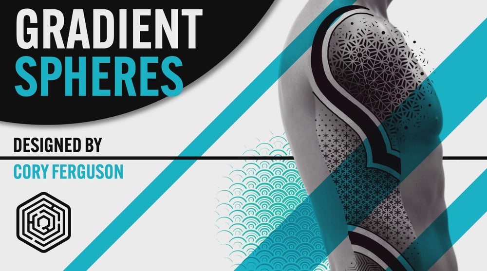 Gradient Spheres | Geometric Patterns for Tattoo Design